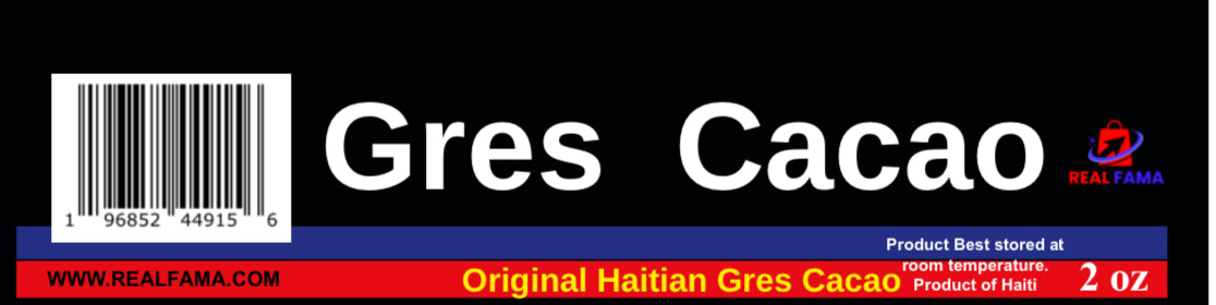 Organic Haitian Gres Cacao Oil – Male Confidence & Wellness – Real Fama